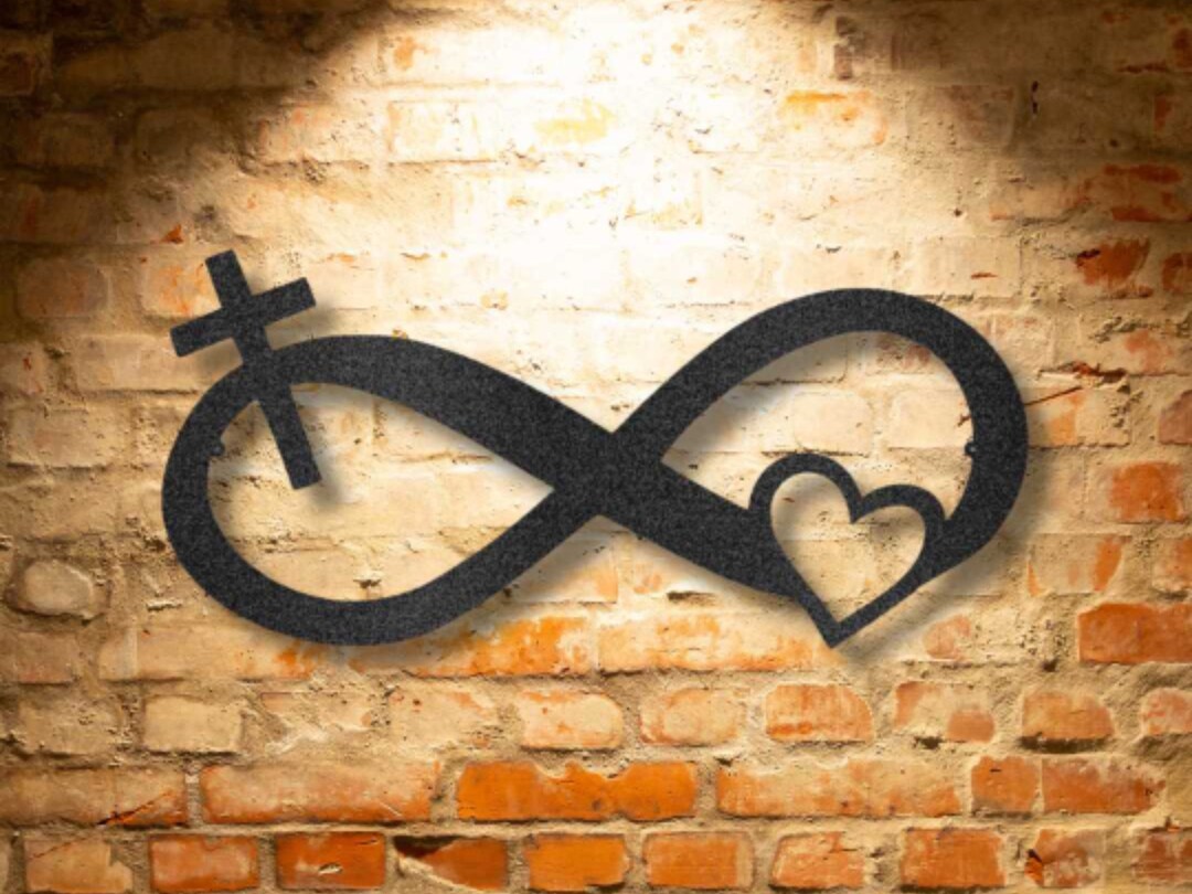 LORDS INFINITY SIGN Monogram Wall Christian Gift Religious Wall Art ...
