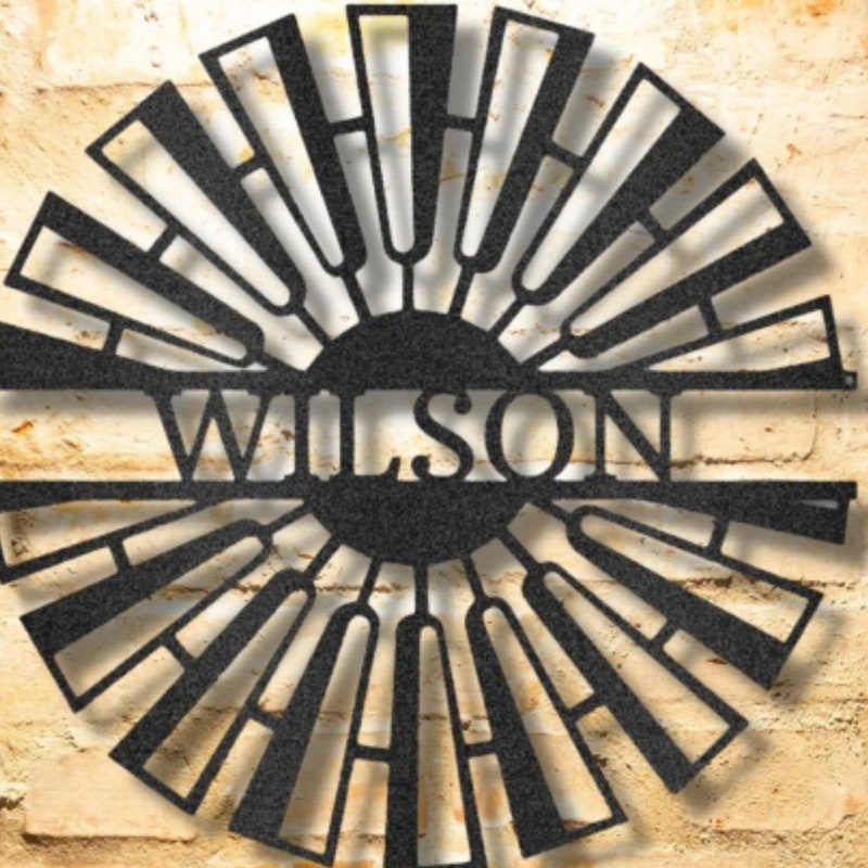 Windmill Wall Decor - Etsy