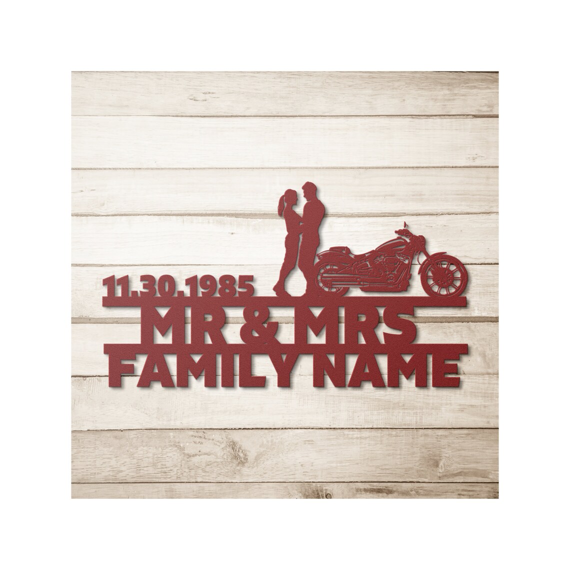 Personalized Harley Davidson Sign Wall Art Wedding Date Sign - Etsy