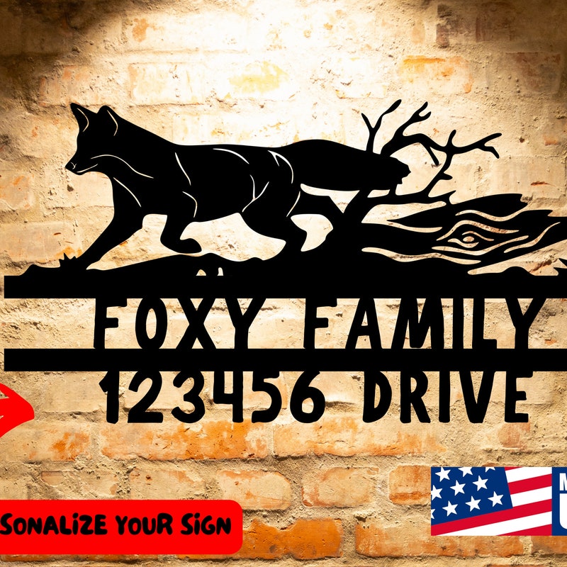 Steel Address Sign - Etsy