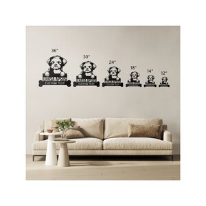 Personalized Lhasa Apsos Dog Name Sign, Custom Pet Wall Art for Lhasa ...