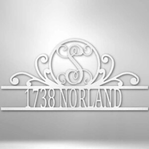 Family Scroll Sign Monogram Wall Décor Personalized Wedding Gift Scroll ...