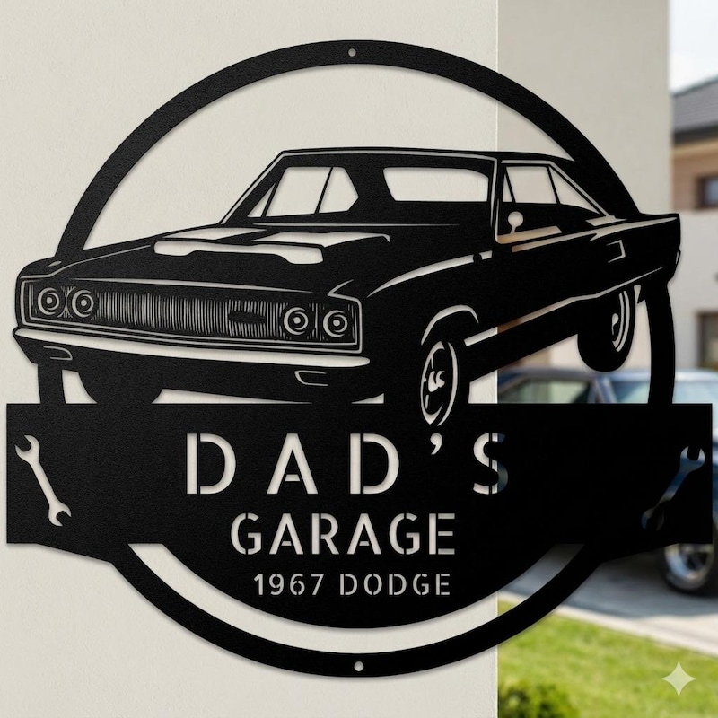 Garage Metal Sign Dxf - Etsy