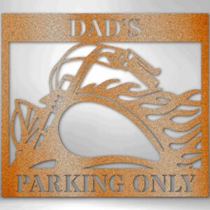 PERSONALIZE BIKER SIGN Monogram Steel Sign Customized Biker Monogram ...