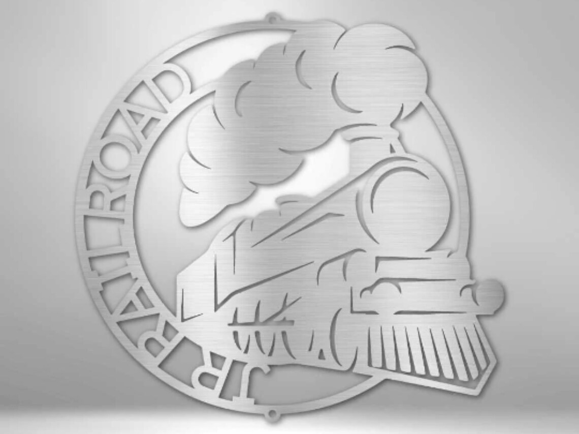 CLASSIC TRAIN SIGN Monogram Wall Art Customized Classic Train - Etsy