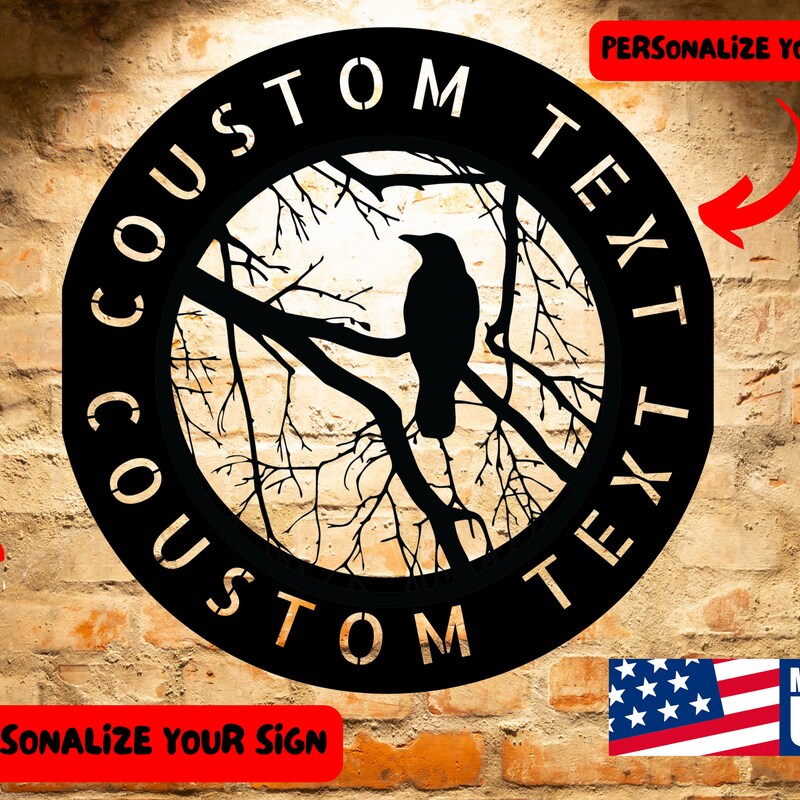 Crow Sign - Etsy