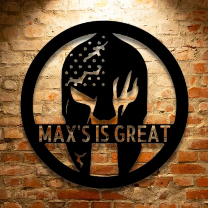 Spartan Monogram - Etsy