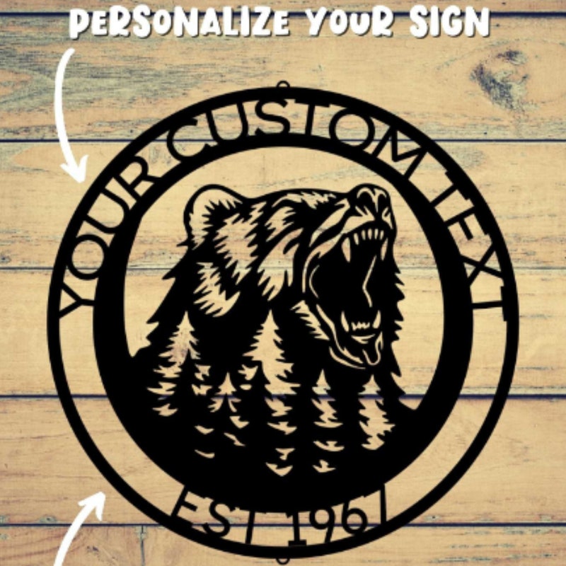 Bear Signs - Etsy