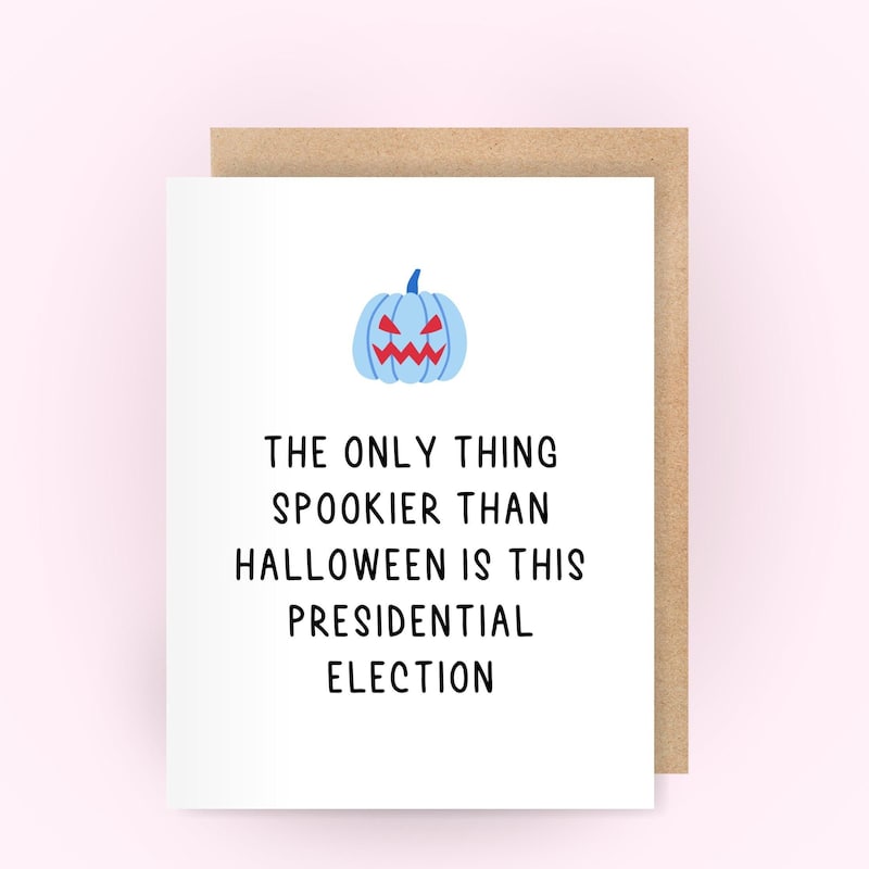 Funny Halloween Card - Etsy