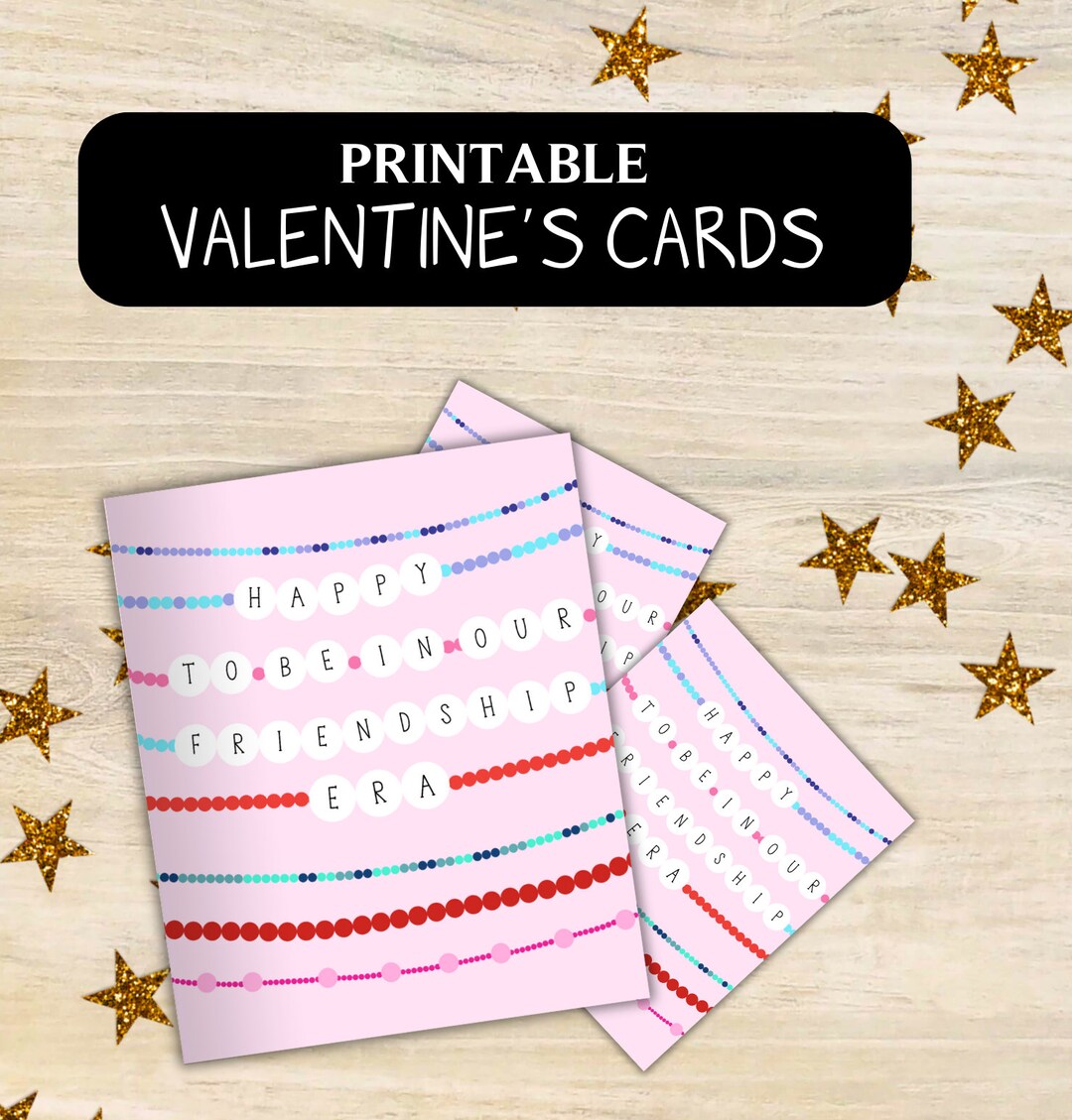 Printable Kids Class Valentine's Day Cards / Classroom Valentine ...