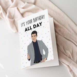 Schmidt New Girl Birthday Card | Funny Birthday Card for Her | Card for ...