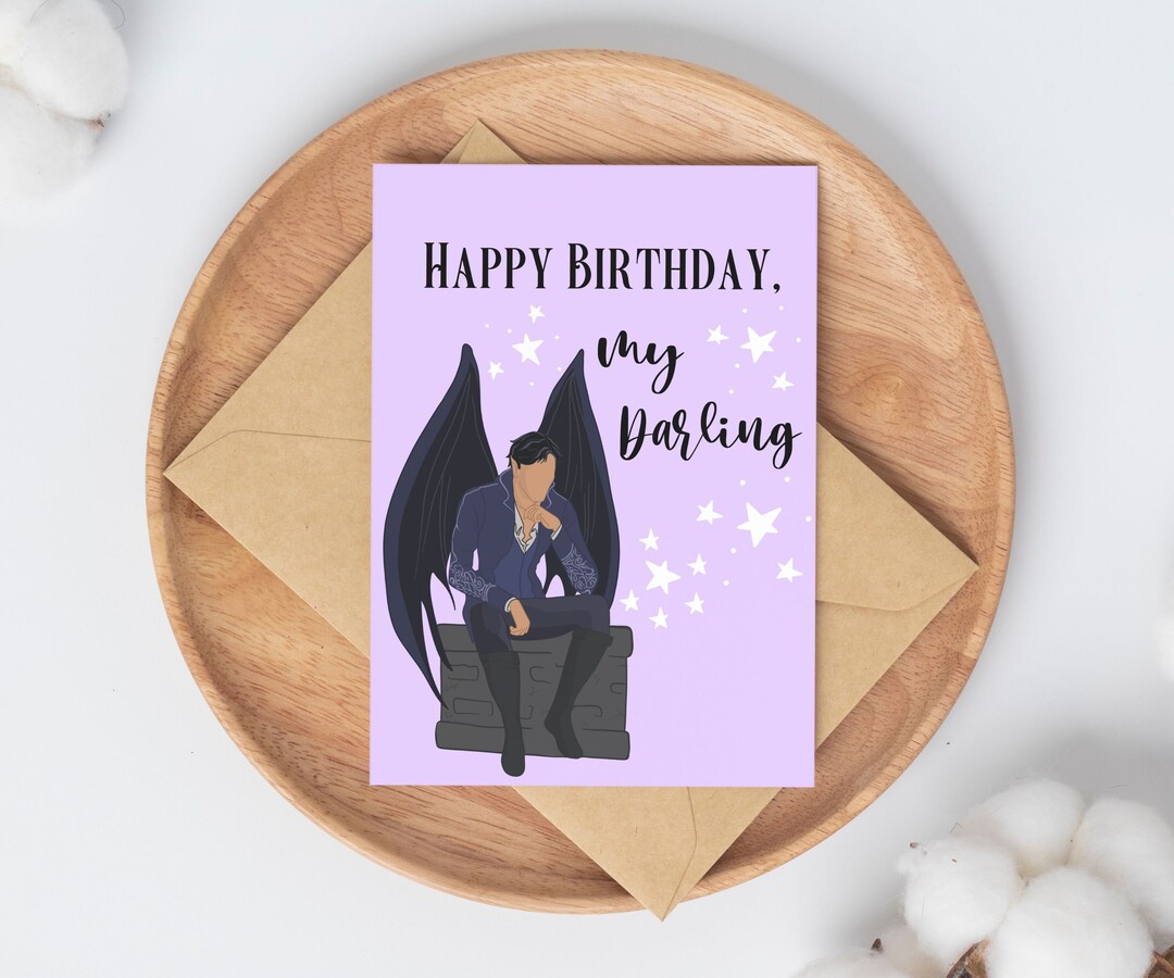 Acotar Birthday Card for Her Rhysand Merch Funny Birthday Card for Book ...