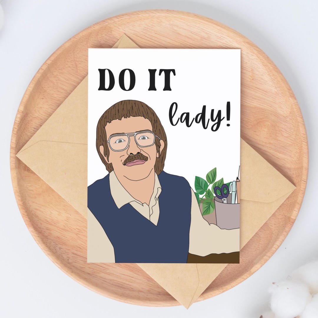 Chit Do It Lady Birthday Card / Funny Greeting Card for Her / Gift for ...