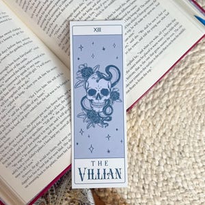 Villain Bookmark Set | Reader Gift for Book Lover | Booktok Merch ...