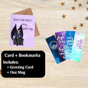 Acotar Birthday Card for Her Rhysand Merch Funny Birthday Card for Book ...
