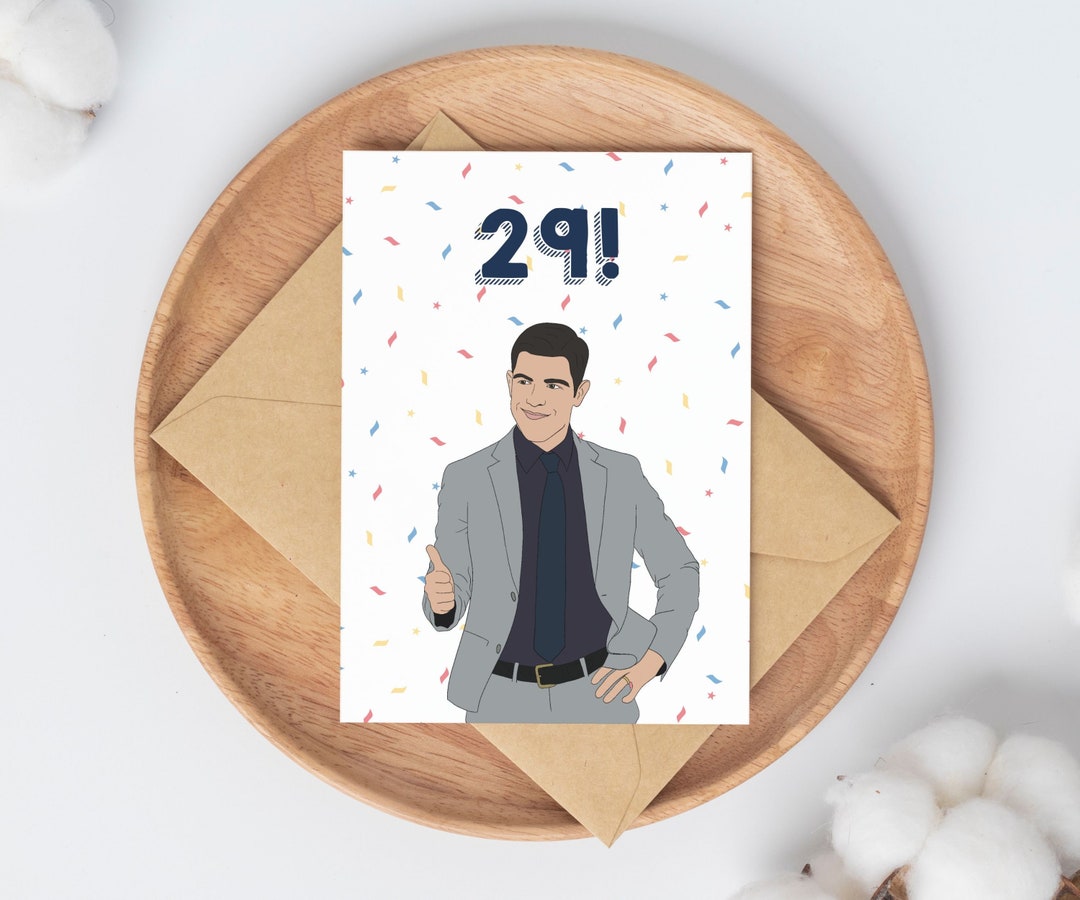 Schmidt Funny Birthday Card for Her / 29th Birthday Gift for Her ...