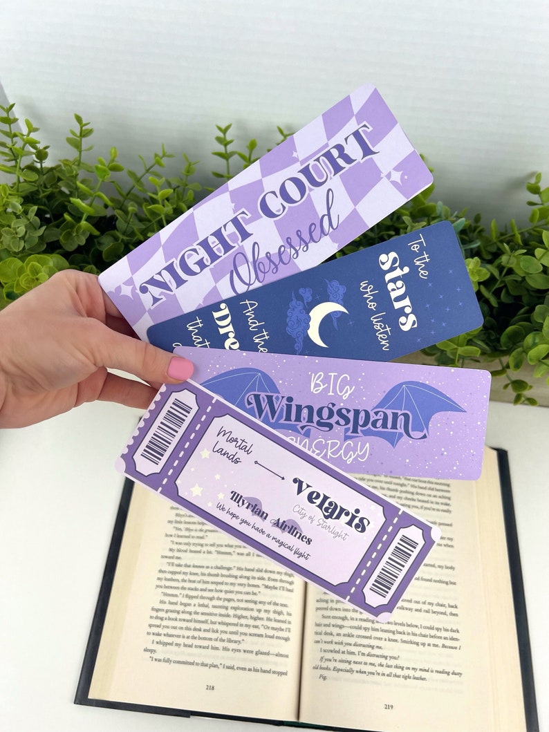 ACOTAR Bookmarks / a Court of Thorns and Roses Book Mark / Handmade ...
