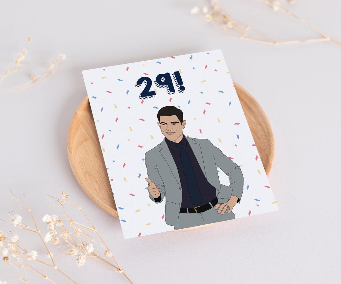 Schmidt Funny Birthday Card for Her / 29th Birthday Gift for Her ...