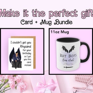 Acotar Birthday Card Rhysand Bat Boys Bookish Birthday Gift - Etsy