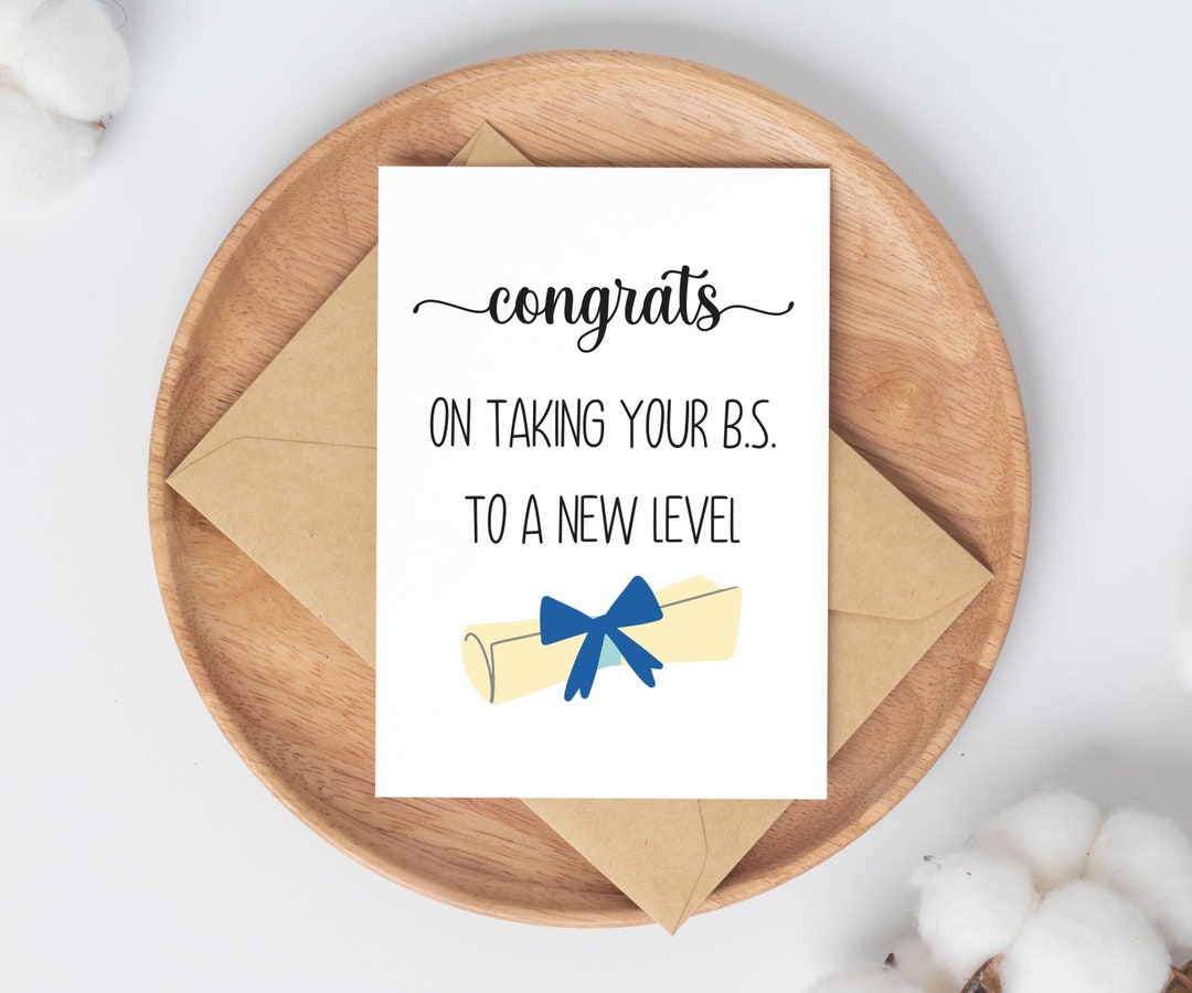 Masters Degree Graduation Card | Funny Card | Congratulations Grad ...