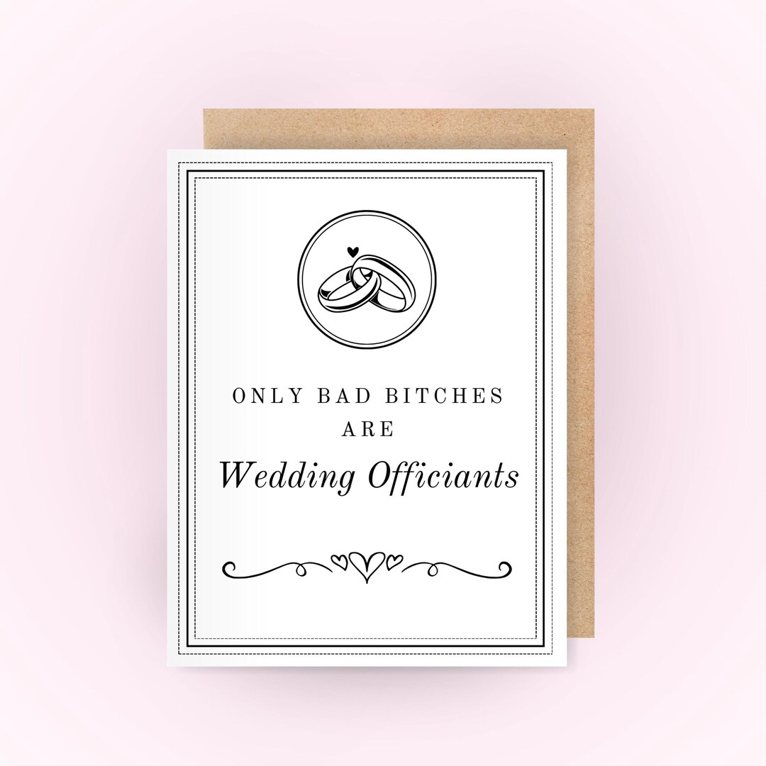 Funny Wedding Officiant Card | Officiant Ask Card | Gift for Officiant ...