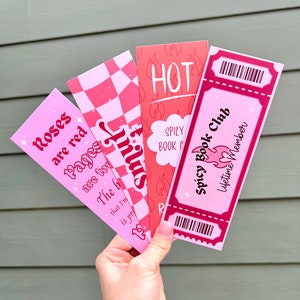 Funny Bookmarks Set Smut Bookmarks Romance Reader Gift for Her Acotar ...