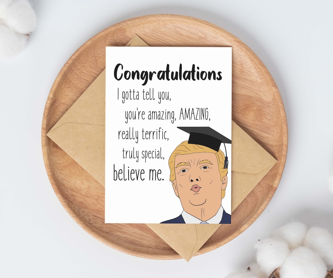 Funny Graduation Card for Her / Funny Gift for Grad / Graduation Gift ...