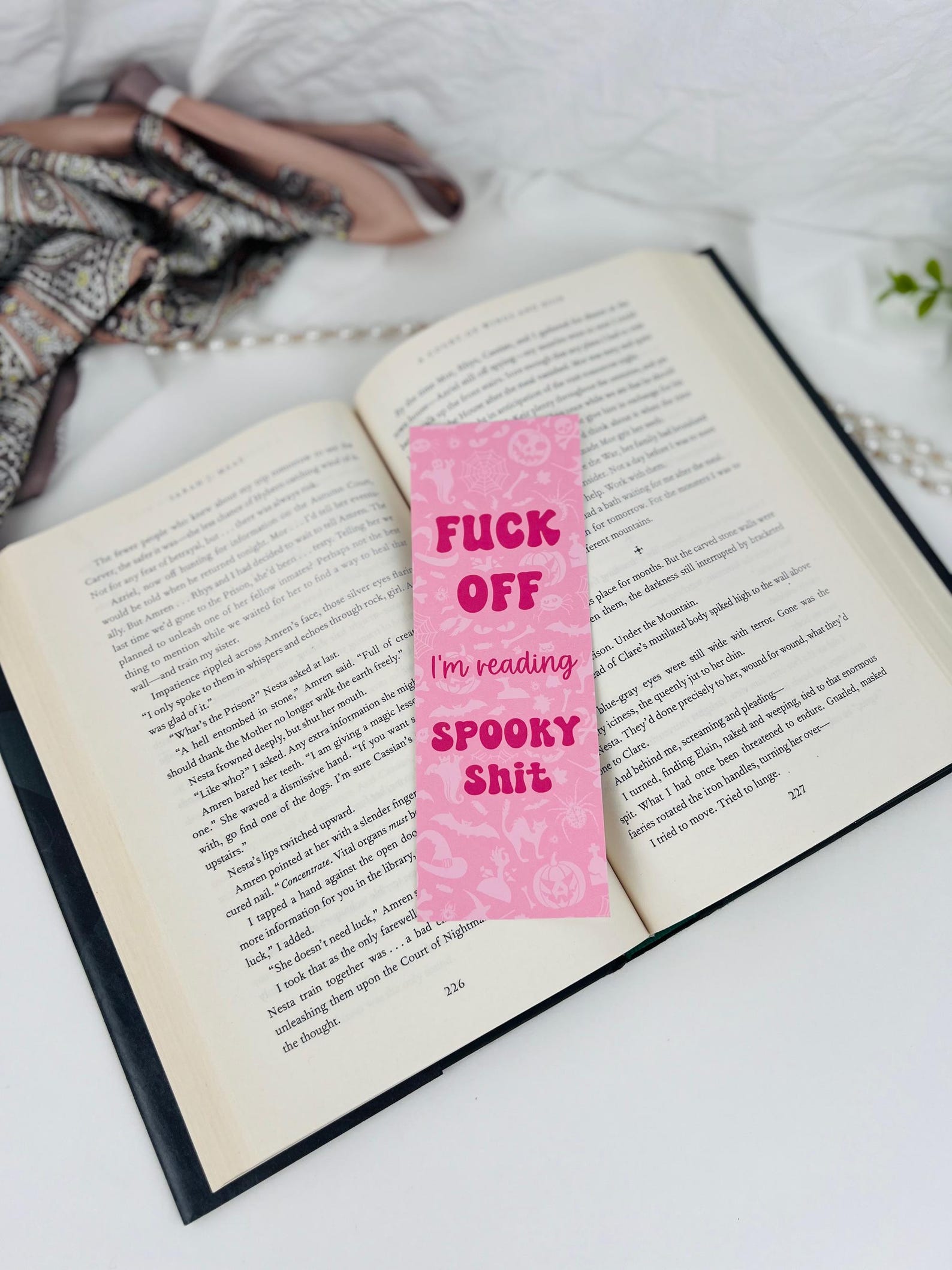 Halloween Bookmarks Pink Aesthetic Bookmark Set Cute Book Accessories ...