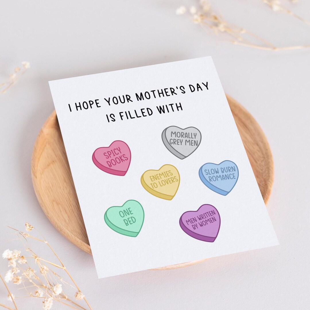 Funny Mothers Day Card | Bookish Greeting Card for Her | Book Lover ...