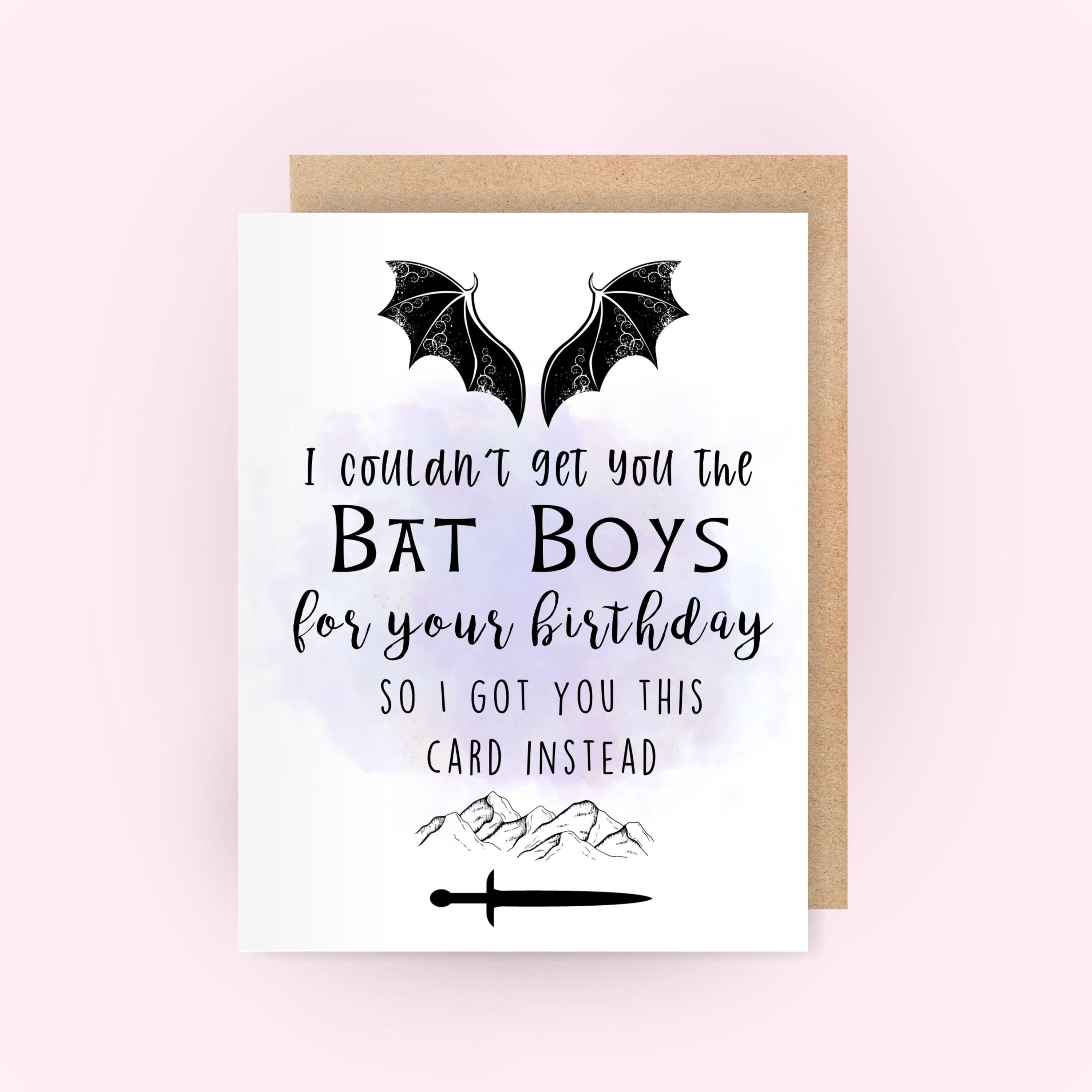 Acotar Birthday Card for Her | Bookish Gift for Her | Sister Birthday ...