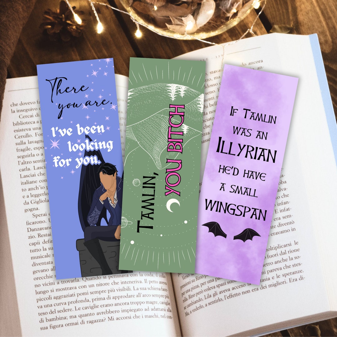 ACOTAR Bookmarks Set / a Court of Thorns and Roses Bookmarks Cute ...