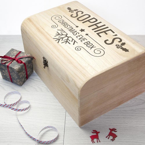 Personalised Traditional Family Christmas Eve Chest - Etsy UK
