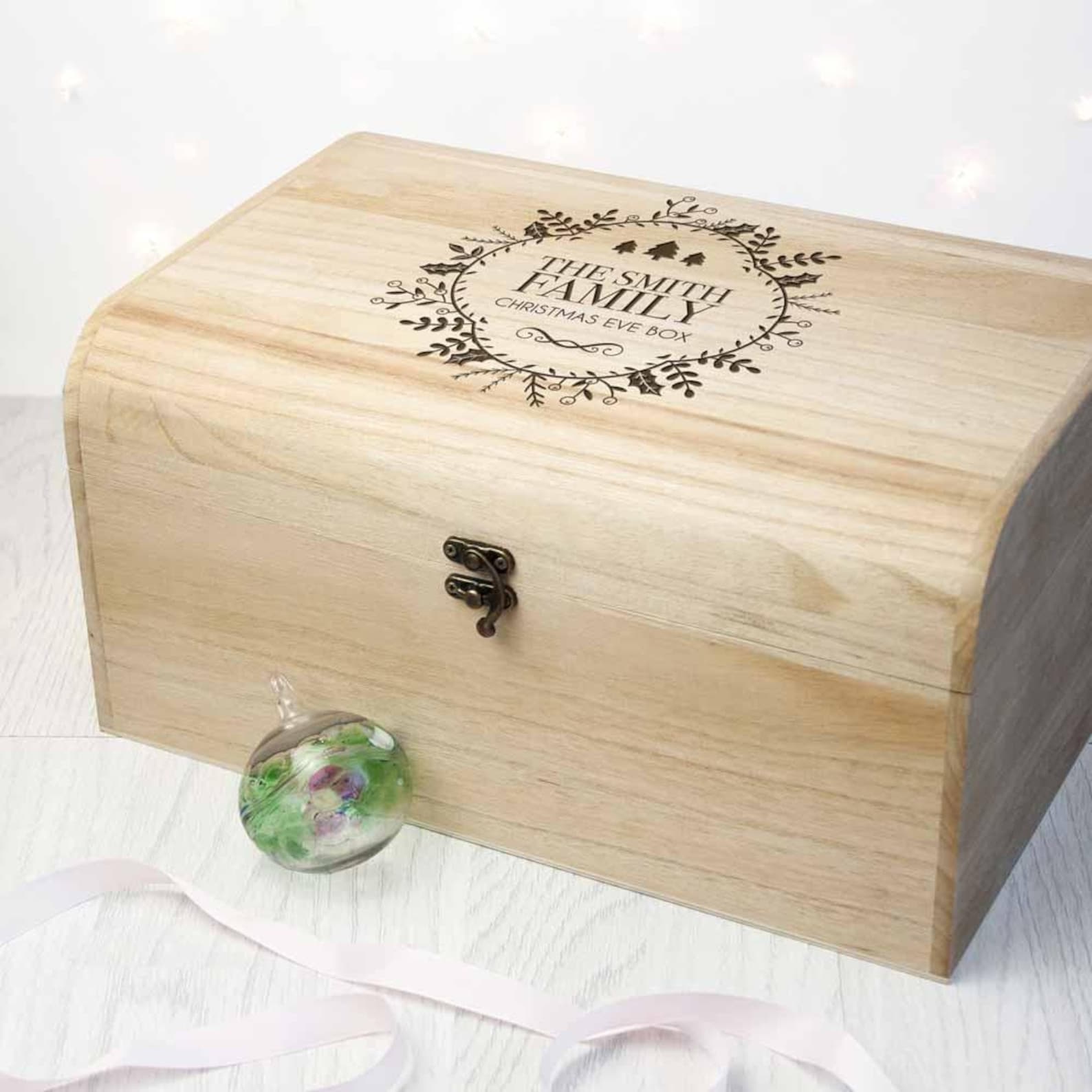 Personalised Traditional Family Christmas Eve Chest | Etsy