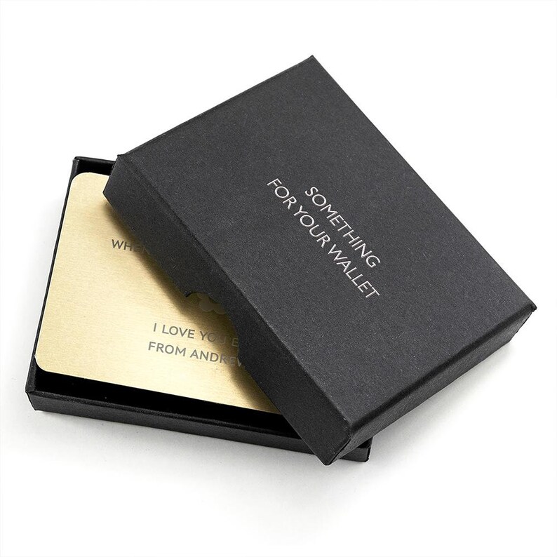 Personalised Love Mum Metal Wallet Keepsake Mother's Day - Etsy UK