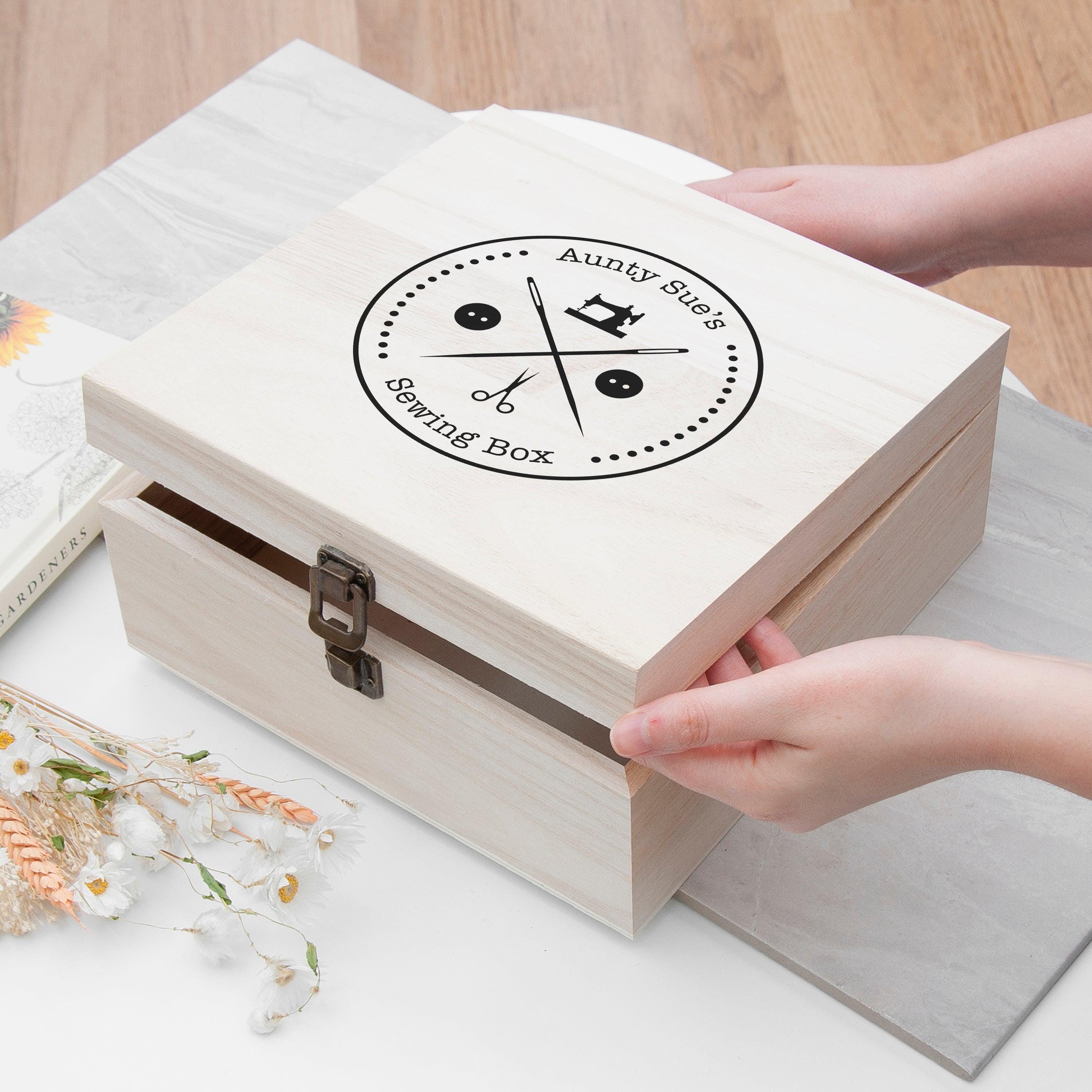 Personalised Sewing Box - Etsy
