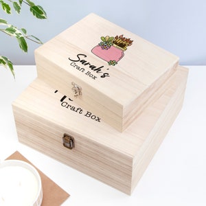 Personalised Craft Box - Etsy