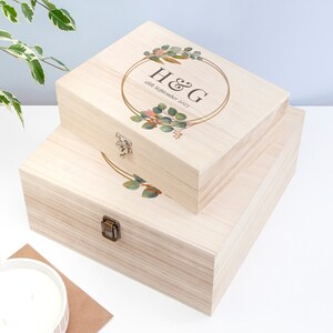 Personalised Wedding Date Memory Box, Photos, Keepsakes, Wedding Gifts ...