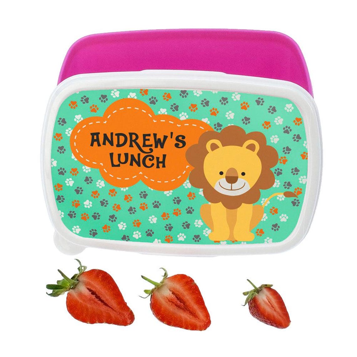 Personalised My Little Lion Lunch Box - Etsy