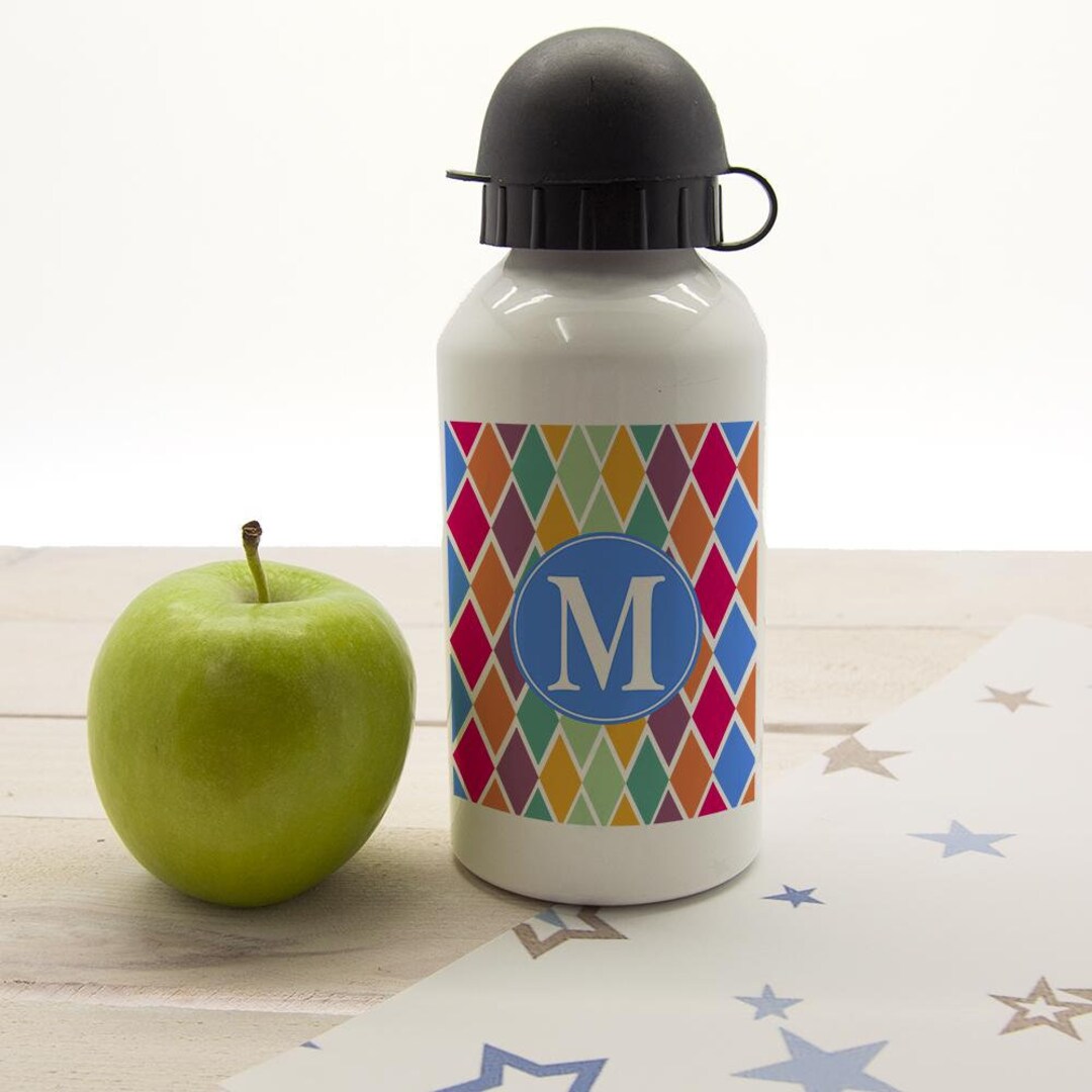 Personalised Stained Glass Window Water Bottle - Etsy