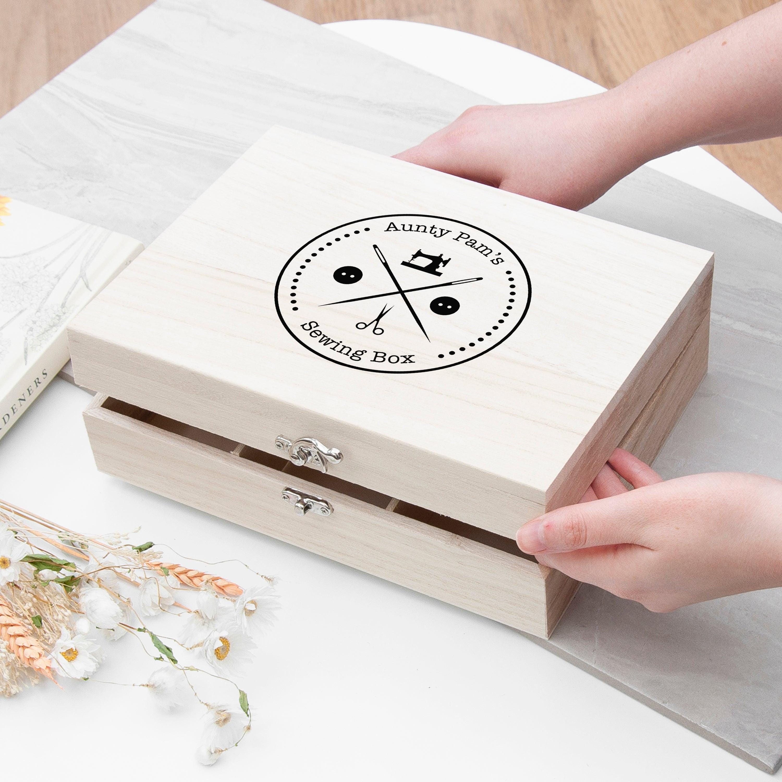 Personalised Sewing Box - Etsy