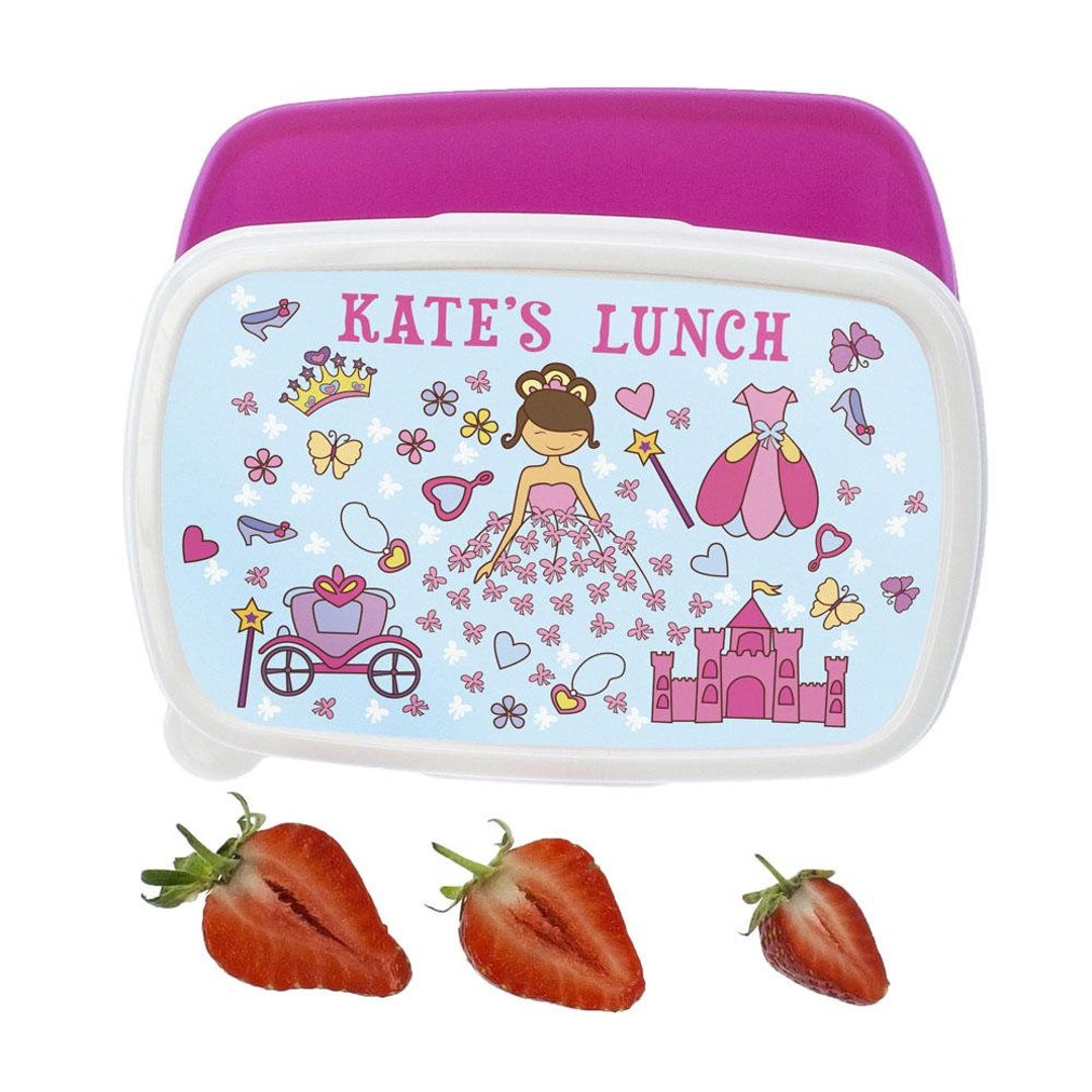 Personalised Princess Lunch Box - Etsy