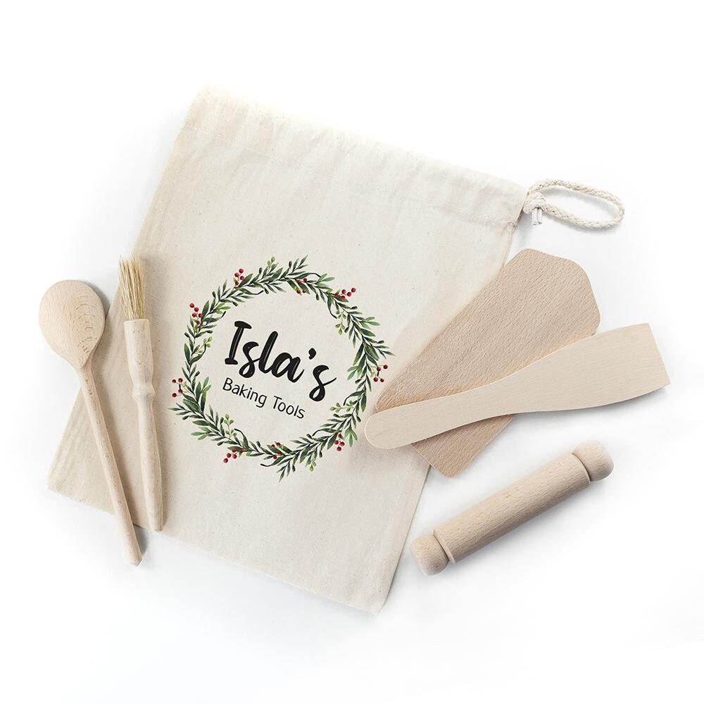 Personalised Kids Christmas Baking Set Children's Gifts - Etsy UK