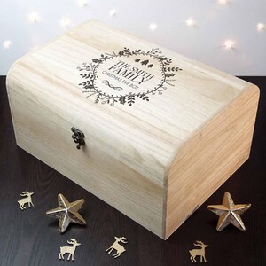 Personalised Traditional Family Christmas Eve Chest | Etsy