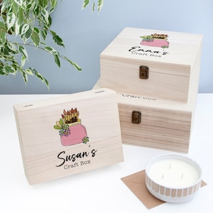 Personalised Craft Box - Etsy