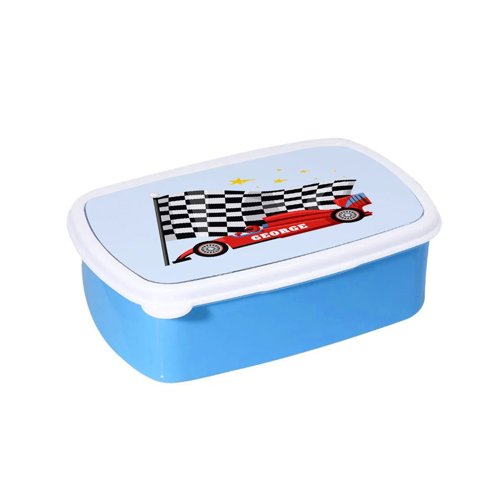 Personalised Kids Racing Car Lunch Box Gift for Kids - Etsy