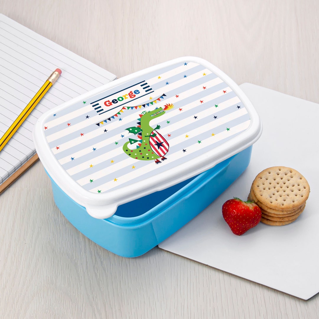 Personalised Dragon Lunch Box - Etsy