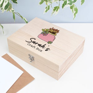 Personalised Craft Box - Etsy
