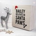 Personalised Pets Santa Paws Christmas Eve Box - Etsy UK