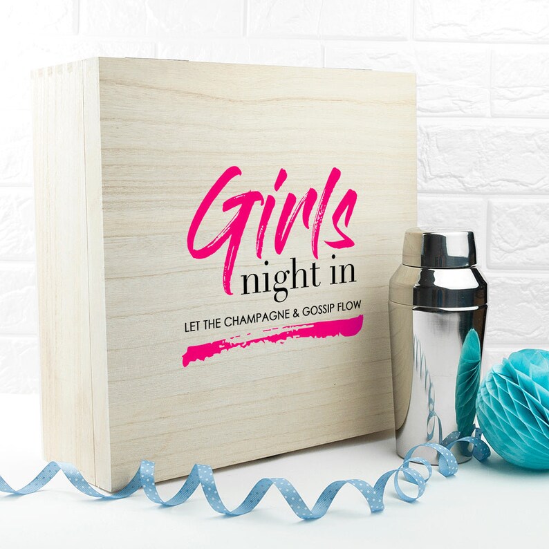 Personalised Girls' Night in Box - Etsy