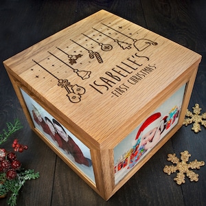 Personalised Baby's First Christmas Memory Box - Etsy